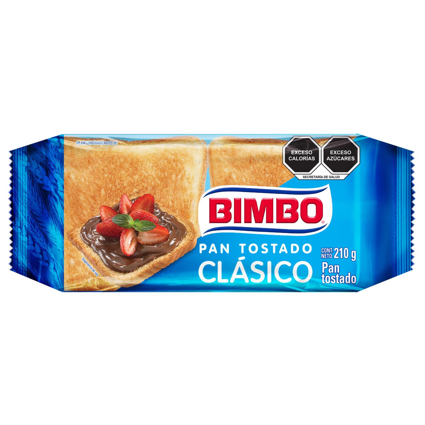 PAN TOSTADO BIMBO 210 GR [2752] : Comercial Treviño