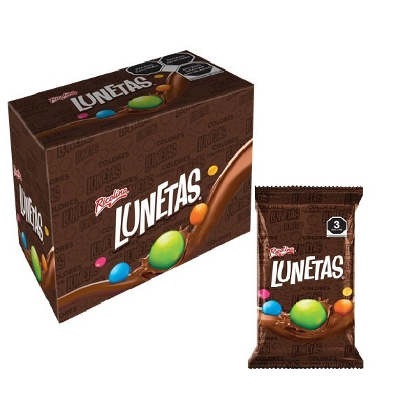 CHOCOLATE LUNETAS CON 12 PZAS [2740] : Comercial Treviño