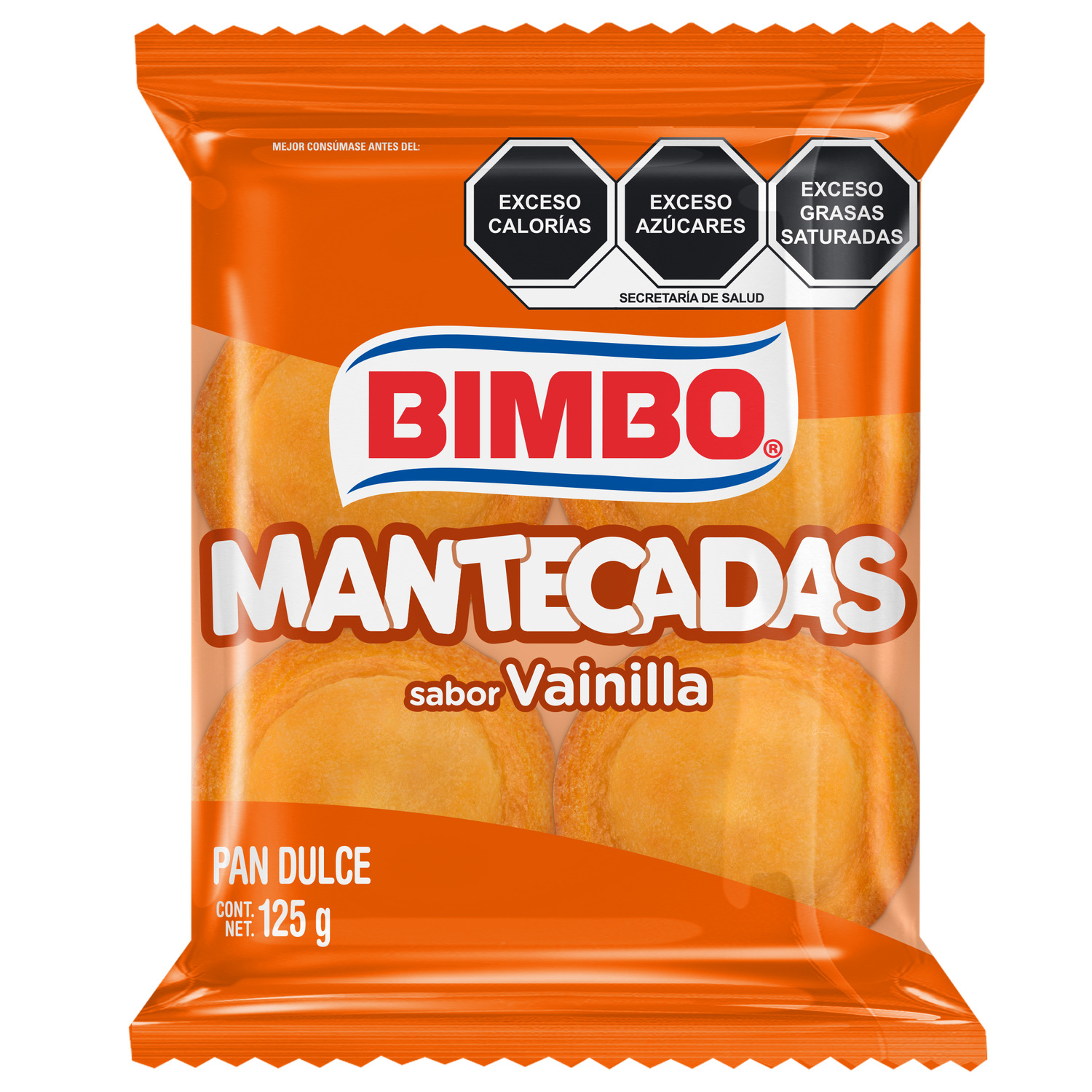 MANTECADAS VAINILLA BIMBO 125 GR (4 PZ) [2773] : Comercial Treviño