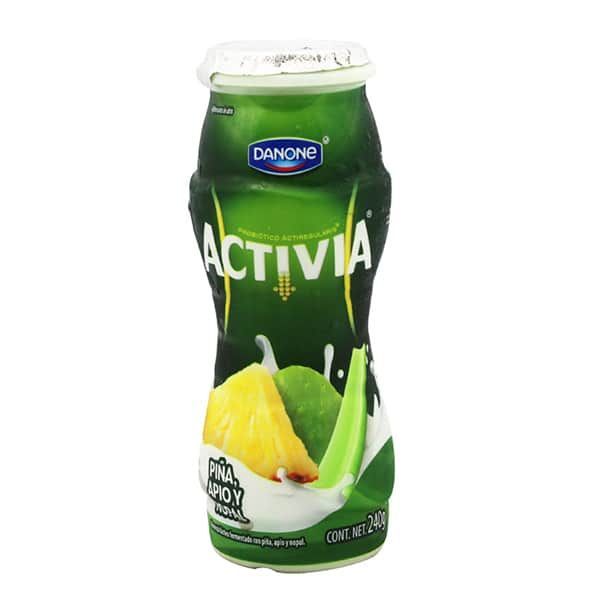 YOGHURT ACTIVIA 225 GR PIÑA/APIO/NOPAL [2855] : Comercial Treviño