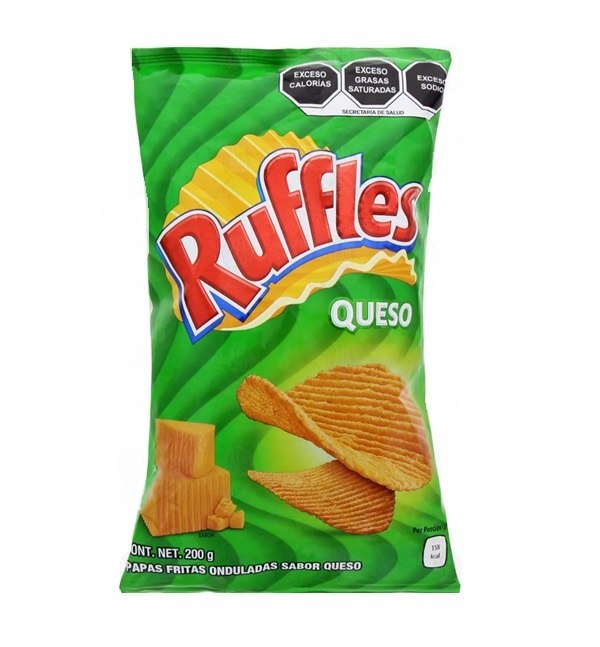 RUFFLES SABRITAS QUESO 200 GR [3276] : Comercial Treviño