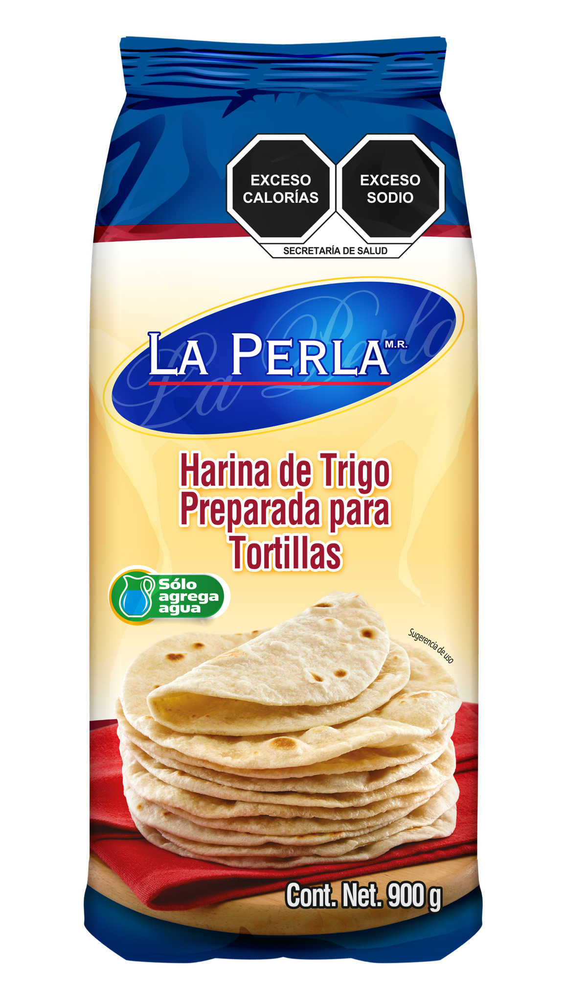 HARINA PERLA PREPARADA PARA TORTILLAS 900 GR [3928] : Comercial Treviño