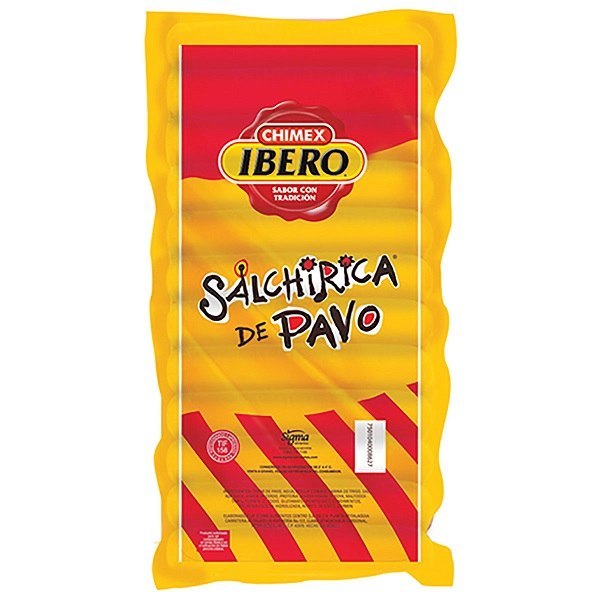 SALCHIRICA DE PAVO IBEROMEX(2.5 KG) [5011] : Comercial Treviño