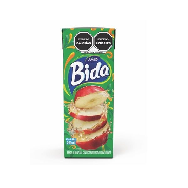 BEBIDA BIDA 250 ML MANZANA [5208] : Comercial Treviño