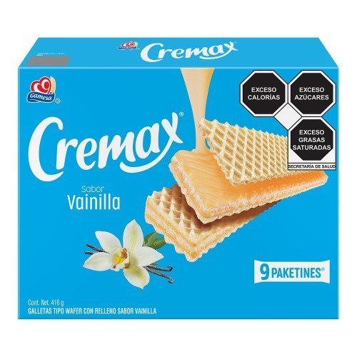 GALLETA CREMAX 416 GR VAINILLA [552] : Comercial Treviño