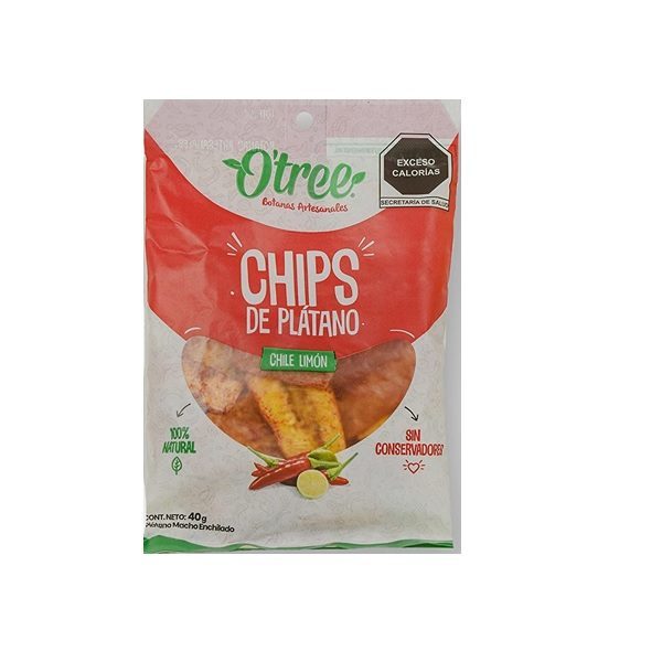 CHIPS DE PLATANO OTREE 40 GR CHILE-LIMON [5662] : Comercial Treviño
