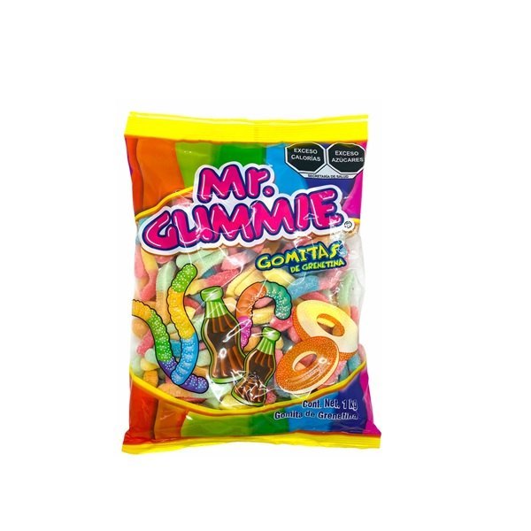 GOMA MR GUMMIE MINI LOMBRIZ NEON 1 KG [5728] : Comercial Treviño