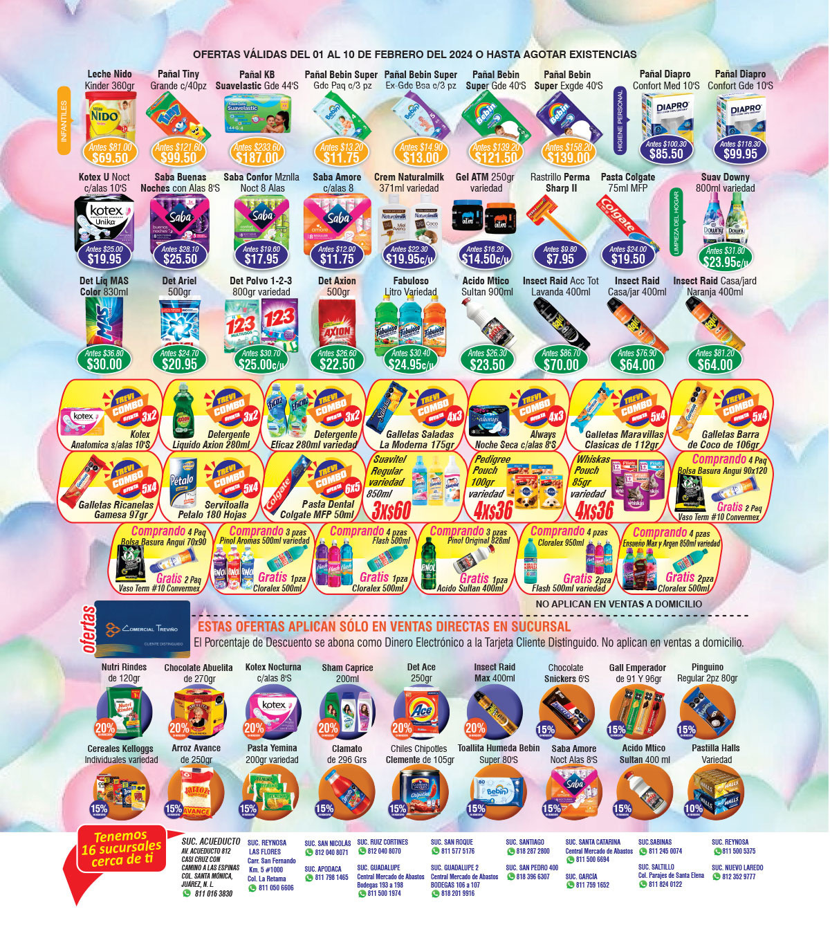 Promociones : Comercial Treviño